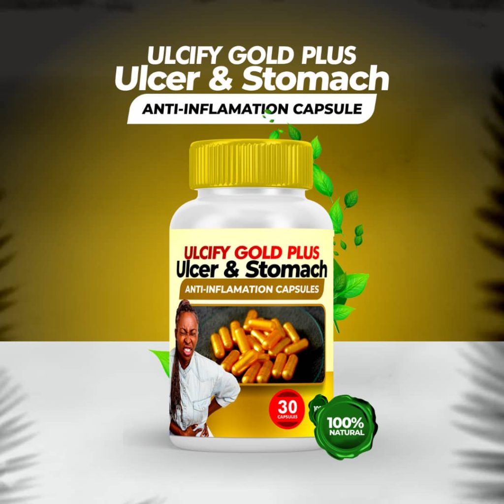 Ulcify Gold Plus Ulcer And Stomach Anti-Inflammation Capsules
